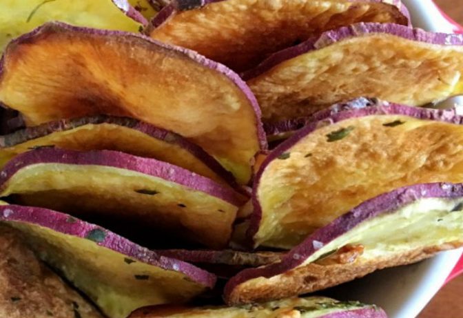 Snack saludable: chips de batata a la provenzal | Supercampo